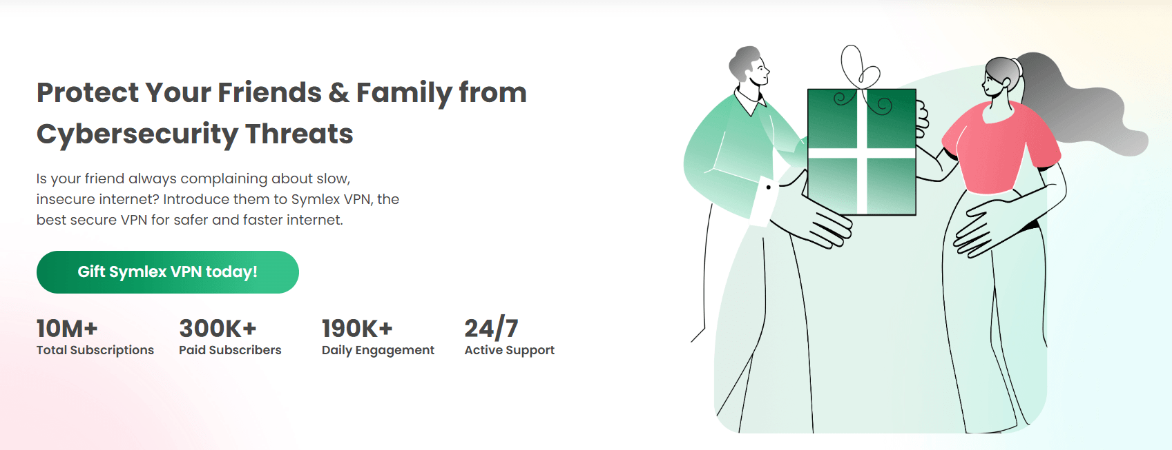 Symlex VPN | VPN Gift for Cardless Friends or Family Members